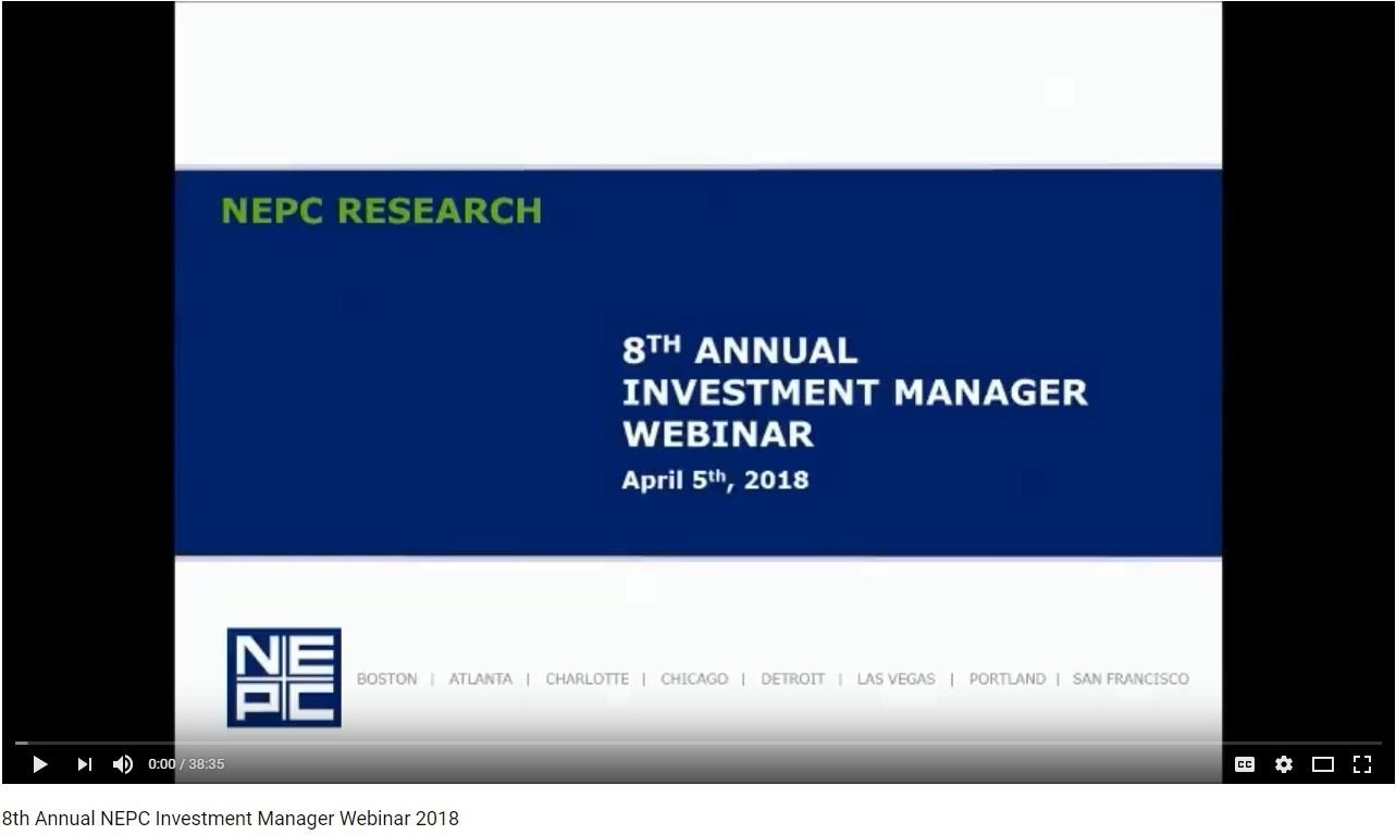 8th Annual Investment Manager Webinar Replay